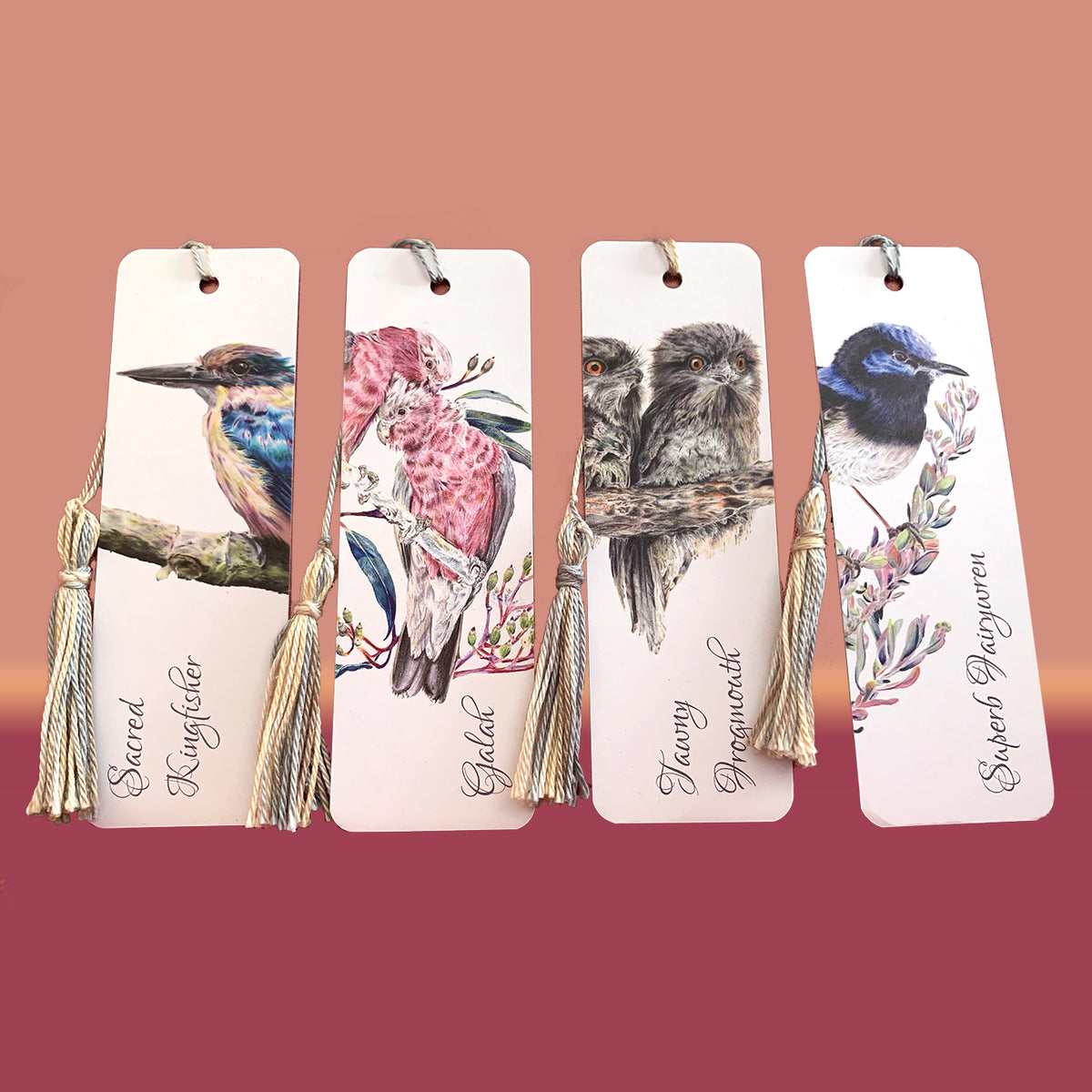 Australian Bird Bookmarks – Amber Glynn of Randwick